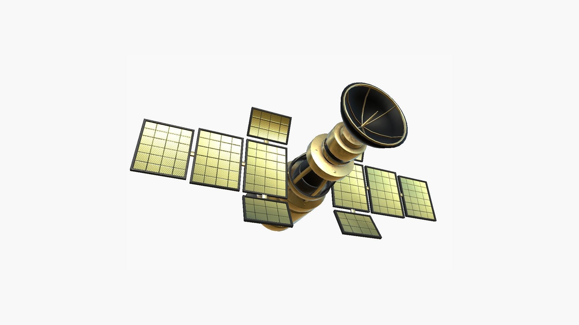 10 Satellites Colors Textures A Collection - SciFi Space Design | CGTrader