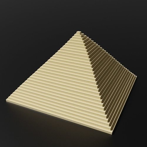 Simple Pyramid for 3D-Printing free 3D model 3D printable | CGTrader