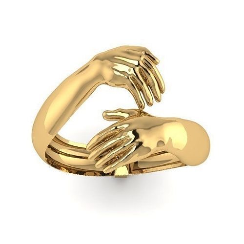 hand ring 3D model 3D printable | CGTrader