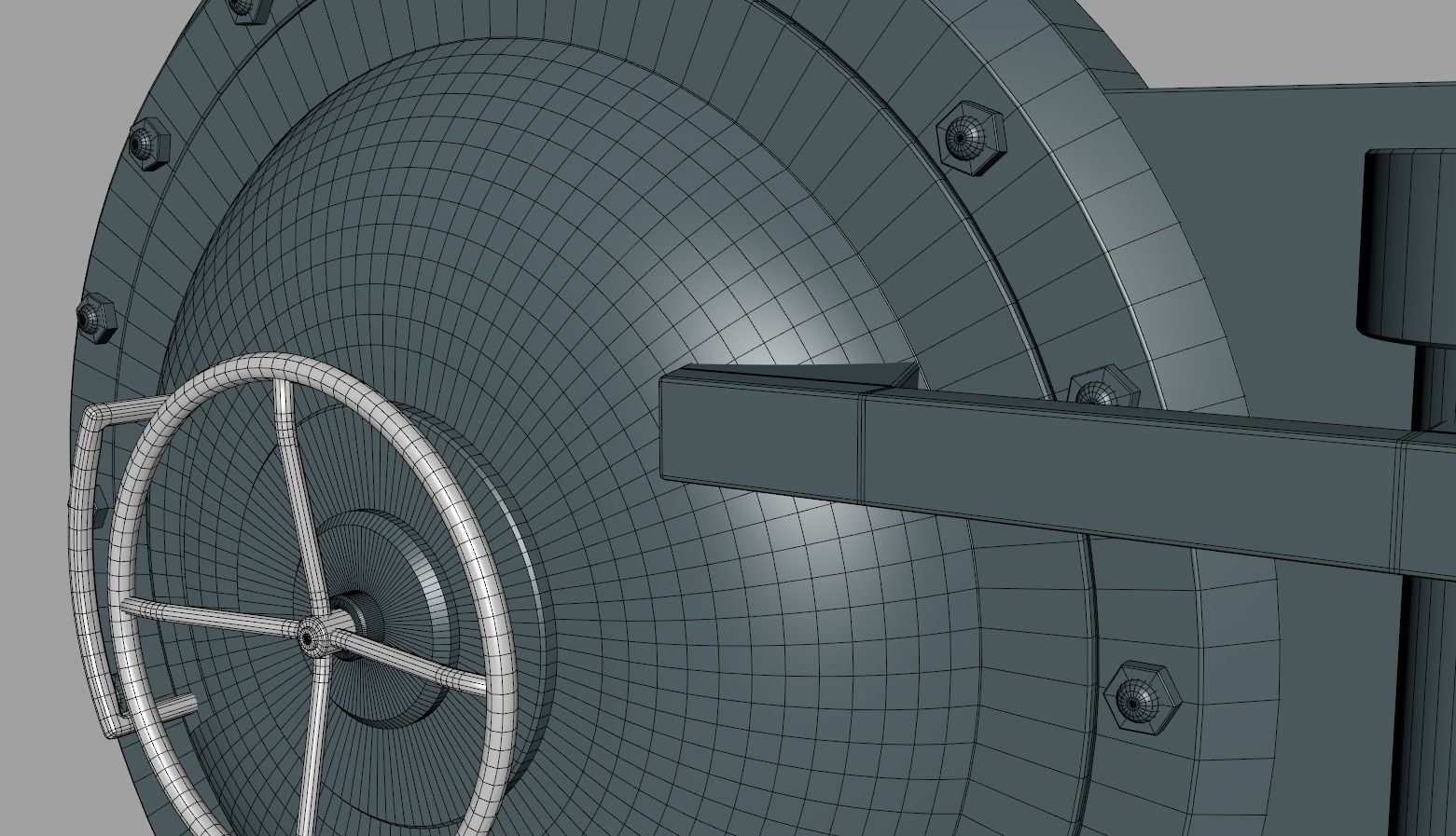 Submarine Hatch Door 3D model | CGTrader