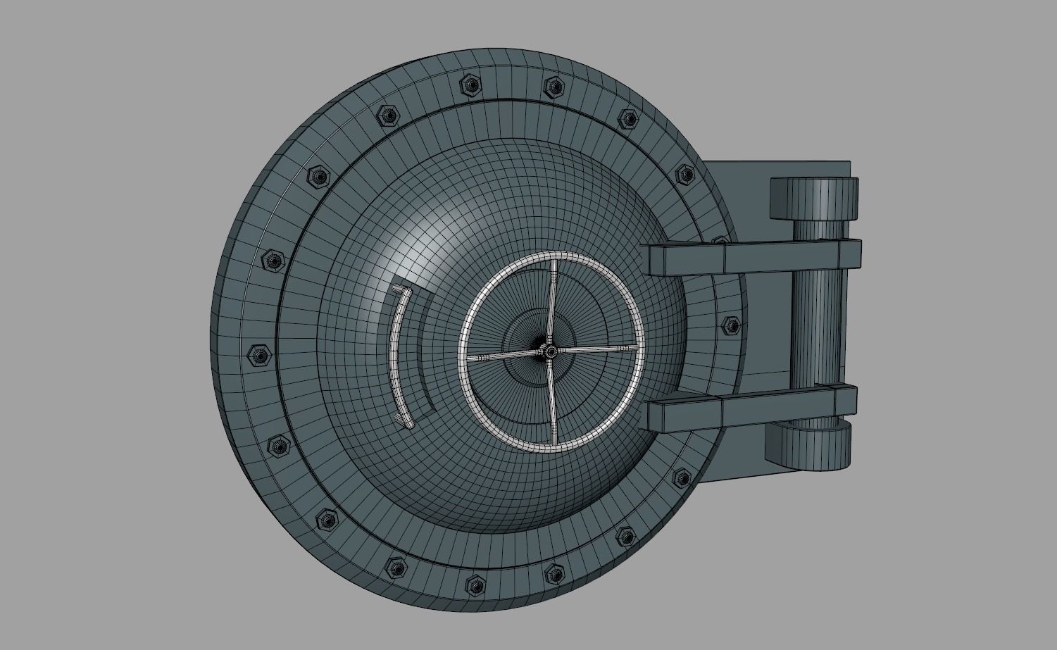 Submarine Hatch Door 3D model | CGTrader