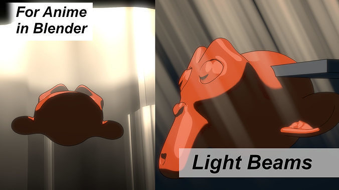 For Anime - Light Beams free 3D model animated | CGTrader
