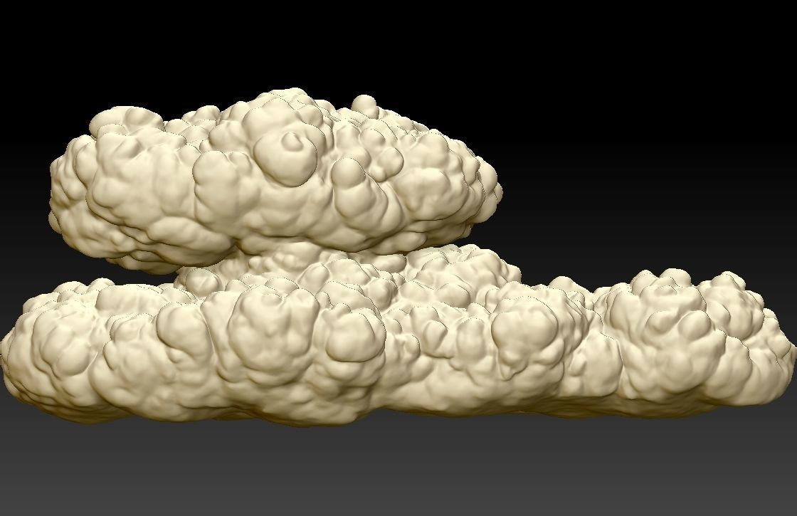 6 STORM CLOUDS FOR PRINTING 3D model 3D printable | CGTrader