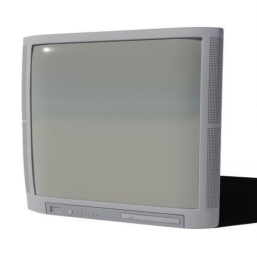 old Television 3D model | CGTrader