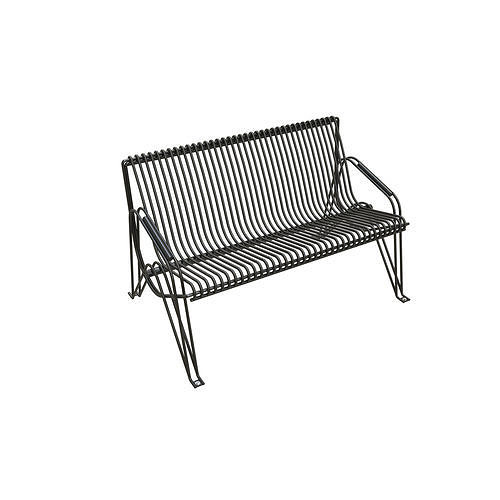 OUTDOOR ROD BENCH 3D model | CGTrader