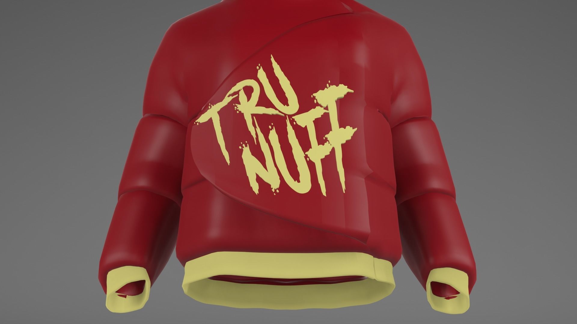 Tru Nuff Puffer Jacket 3D model | CGTrader