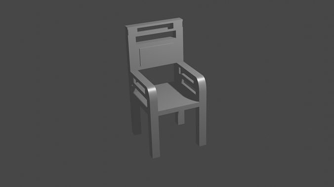 Minimalist Chiar 3D model | CGTrader