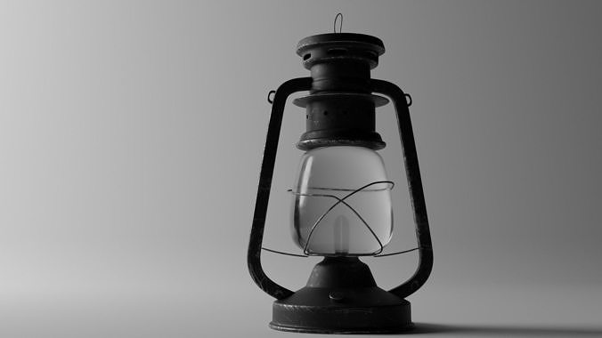 Rusty Lantern free 3D model | CGTrader