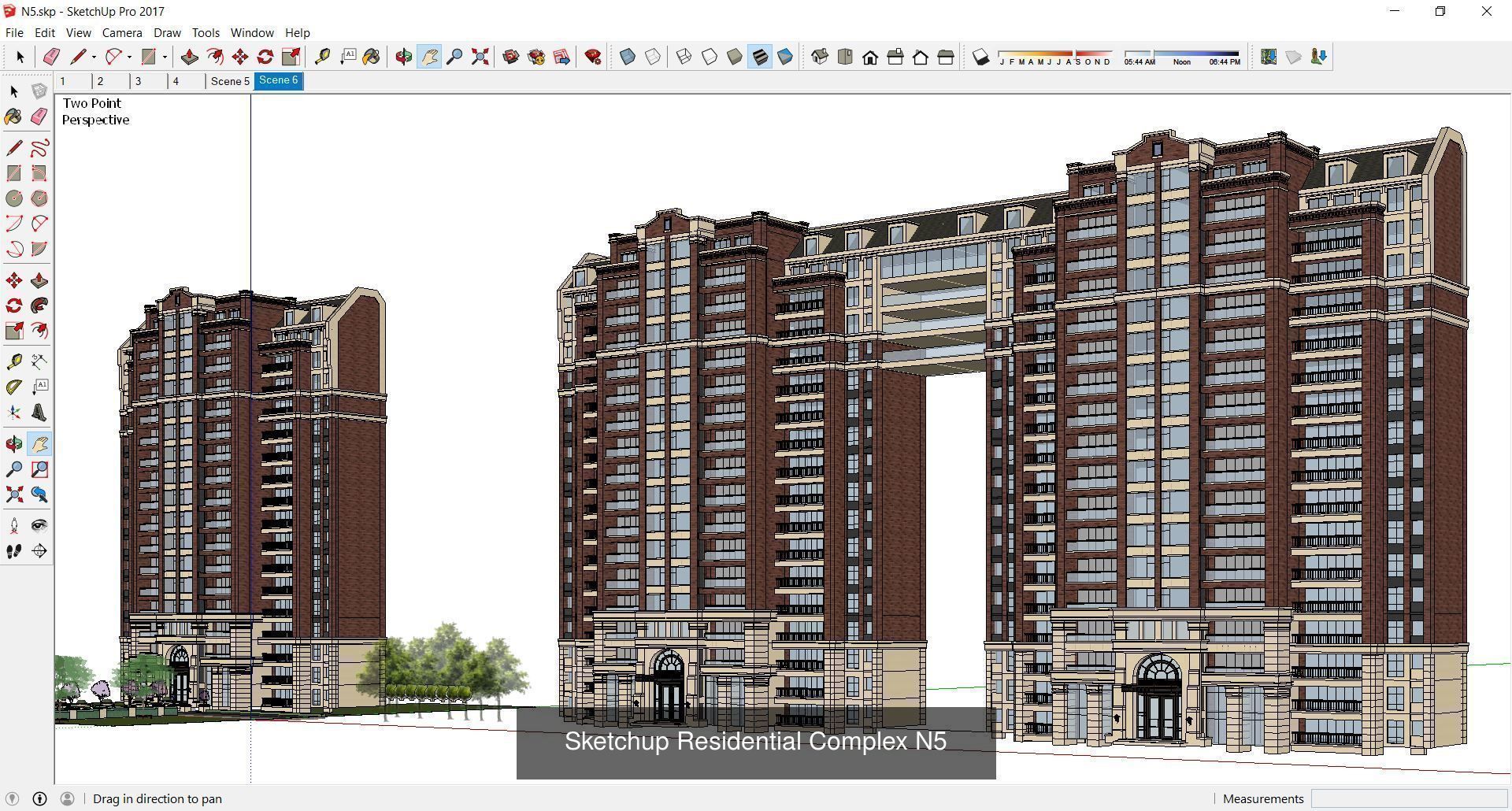 Collection 27 Sketchup Residential Complex models | CGTrader