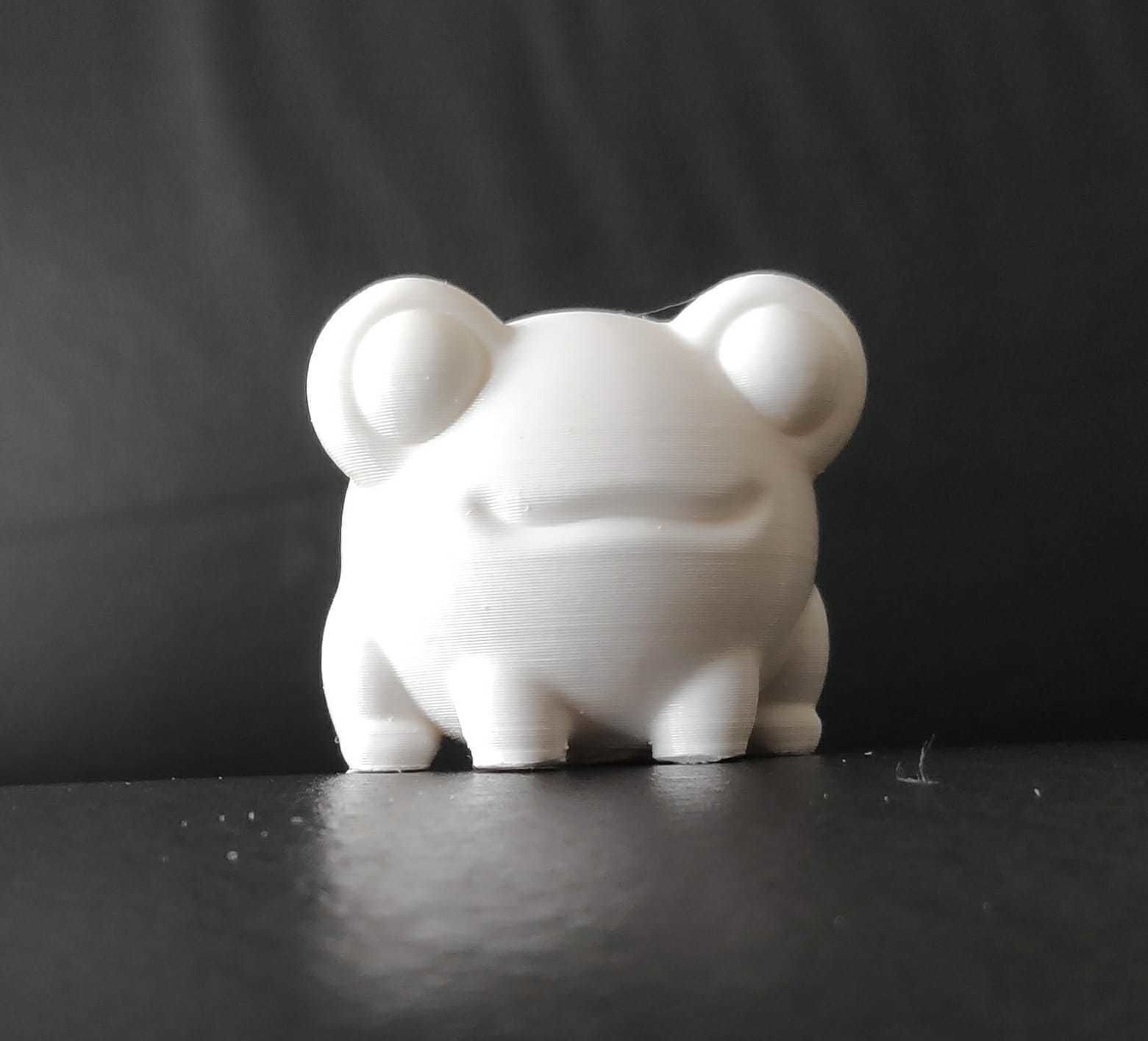 Little Round Frog 3D model 3D printable | CGTrader