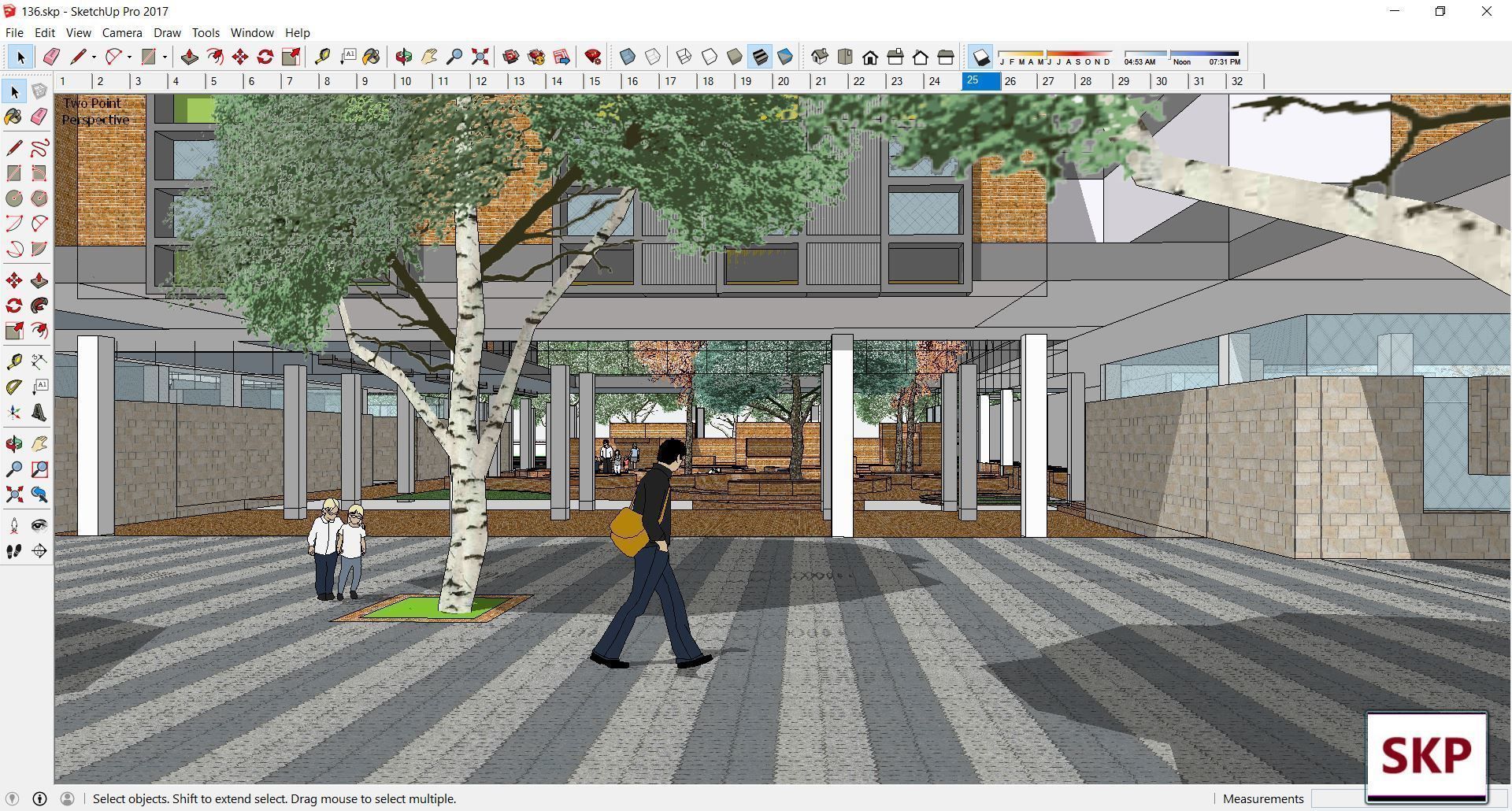 Sketchup School and University 136 3D model | CGTrader