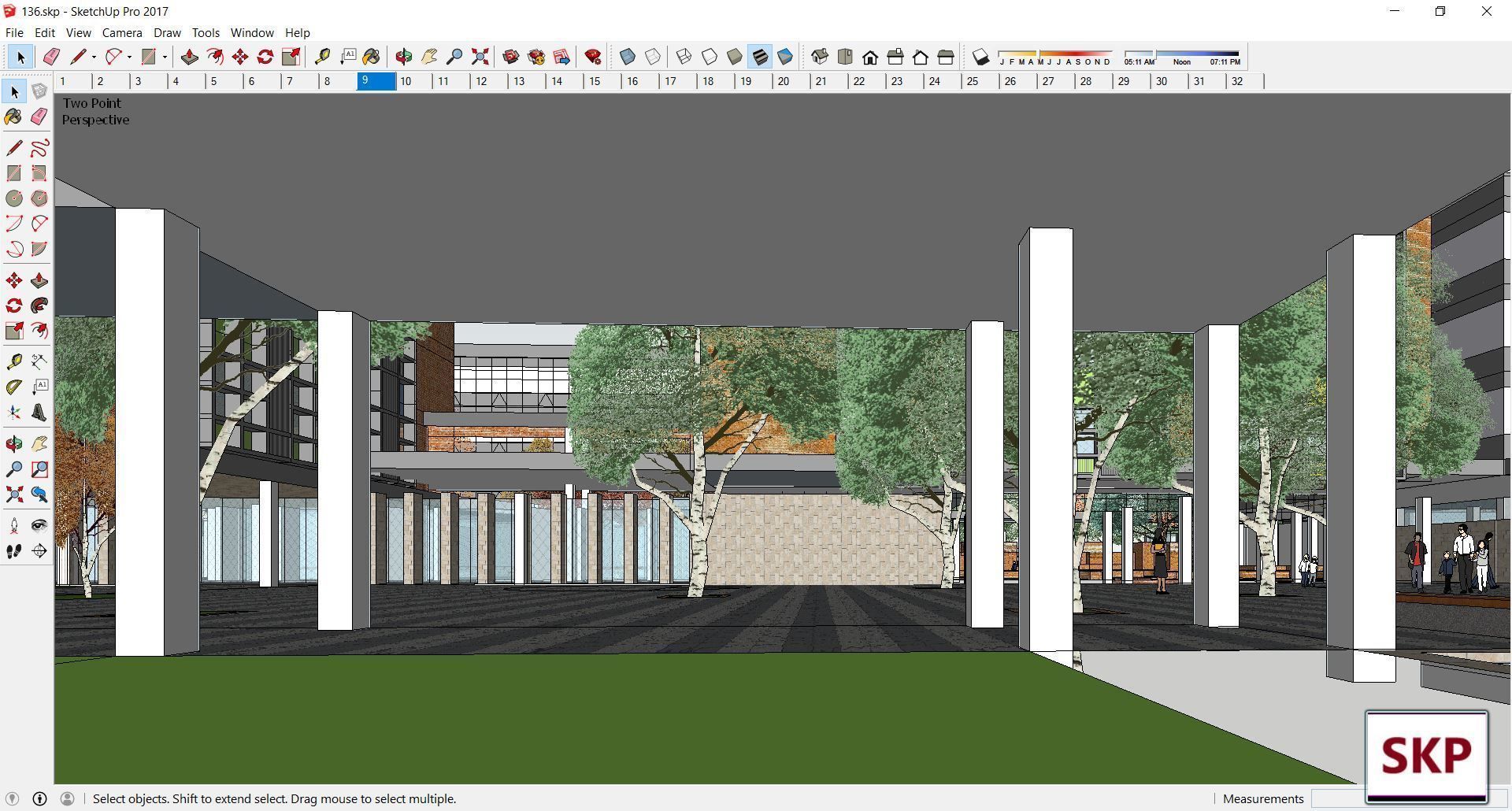 Sketchup School and University 136 3D model | CGTrader