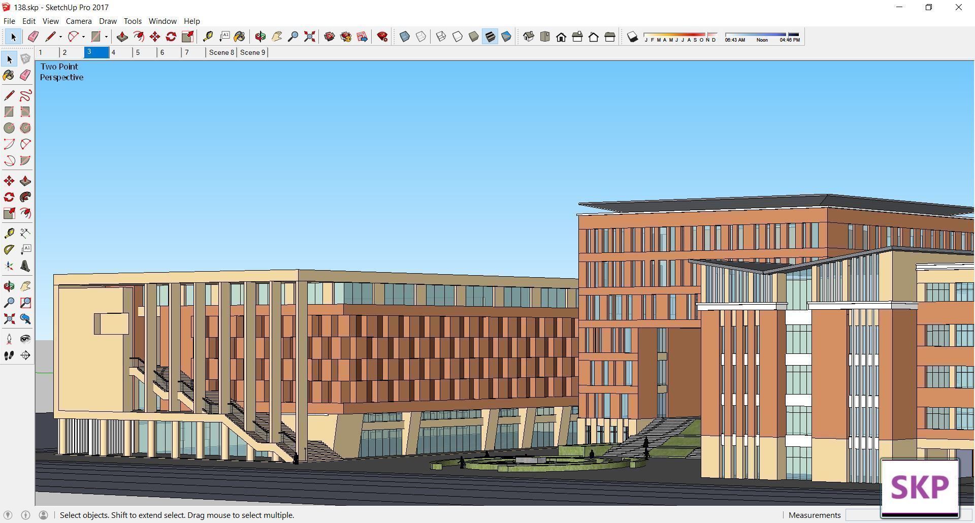 Sketchup School and University 138 3D model | CGTrader