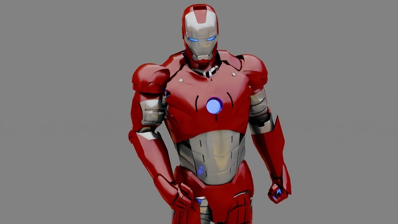 IRON MAN rigged - animated character 3D model animated rigged | CGTrader