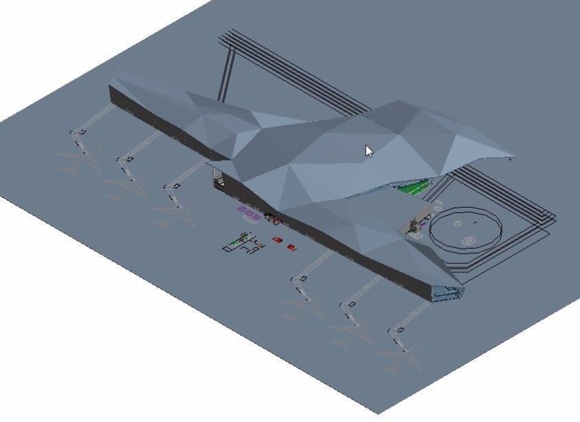 airport complete revit project 3D model | CGTrader