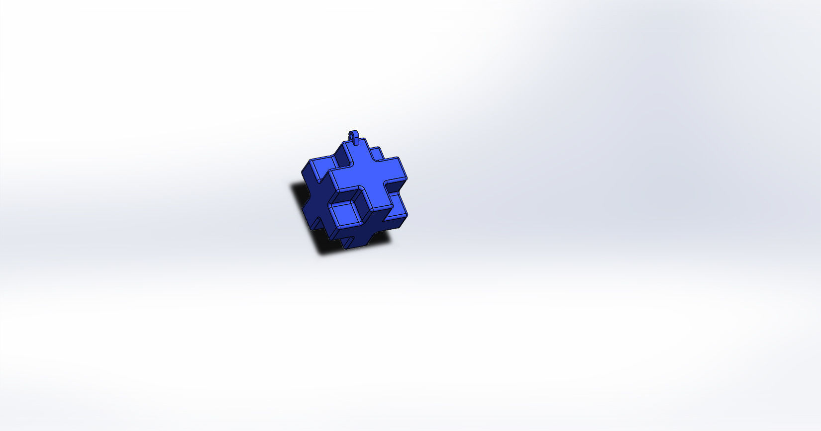 cube-cross cross in sky 3D model 3D printable | CGTrader