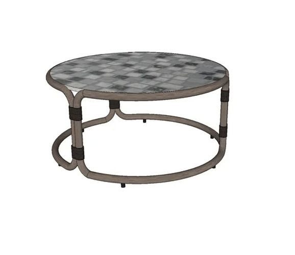 Rotin Coffee Table by Ethimo 3D model | CGTrader