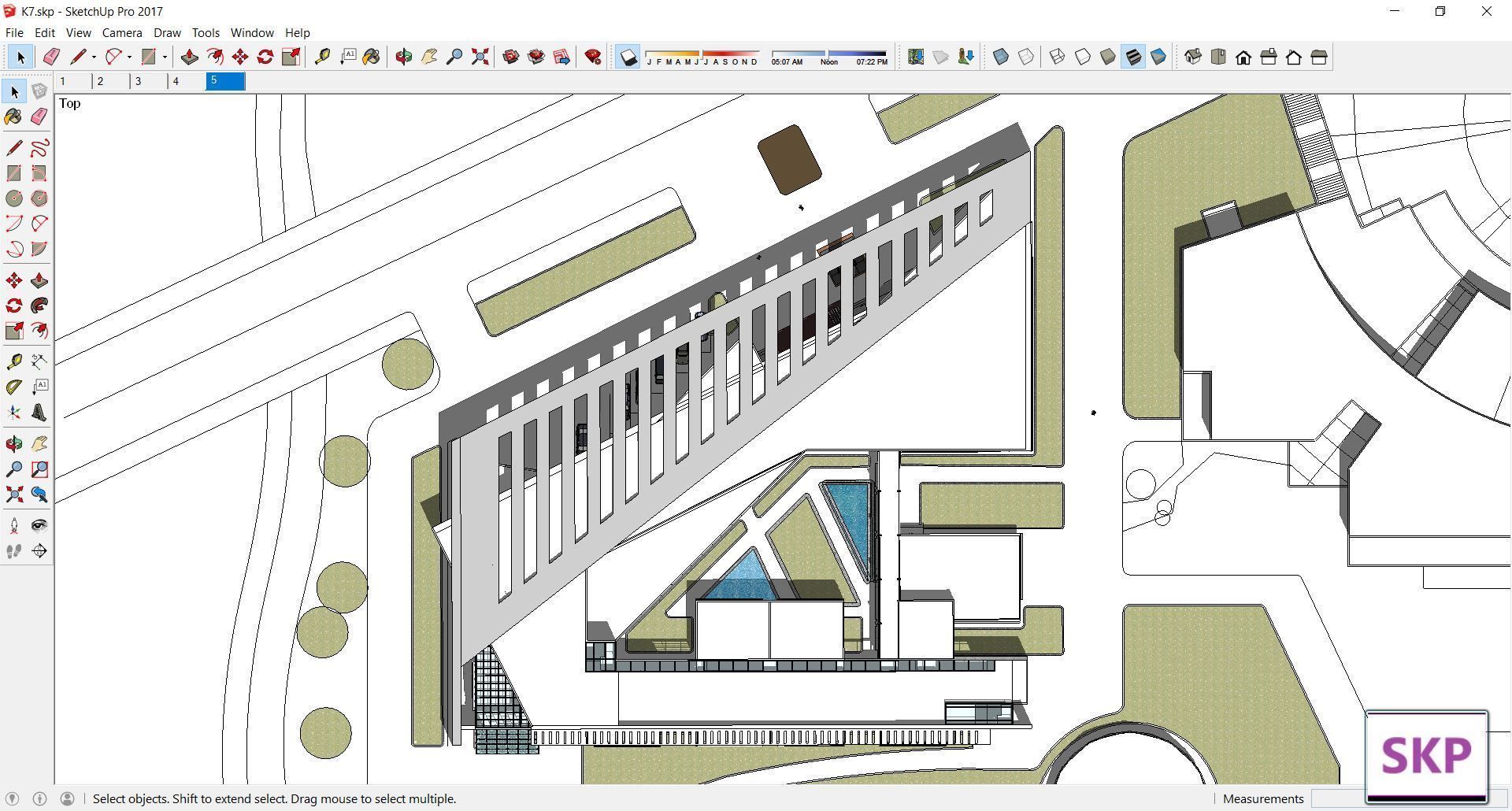 Sketchup School and University K7 3D model | CGTrader