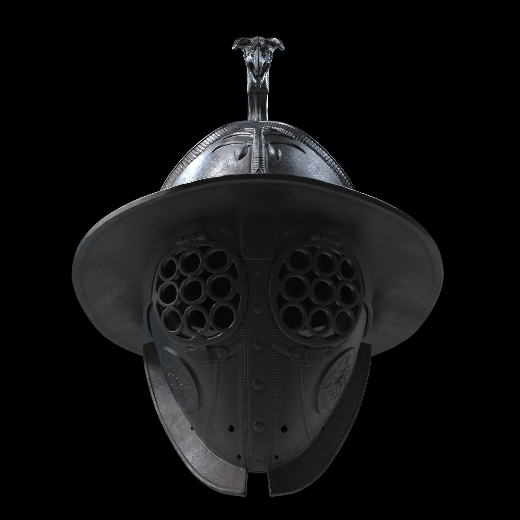 Gladiator helmet - Thraex 3D model | CGTrader