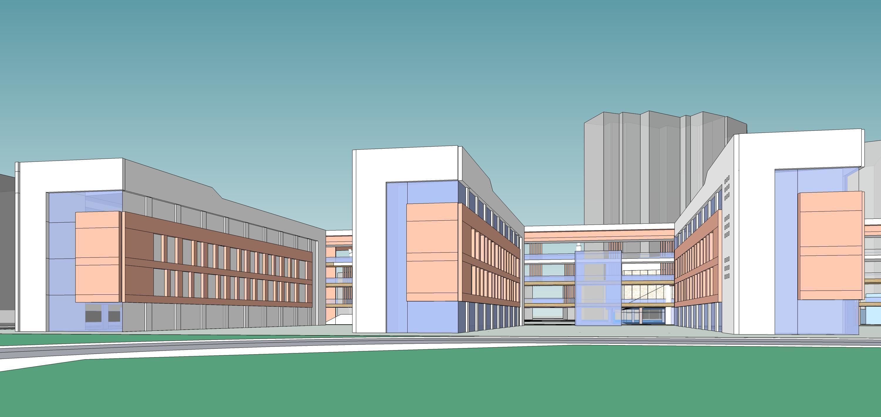 Sketchup School and University S4 3D model | CGTrader