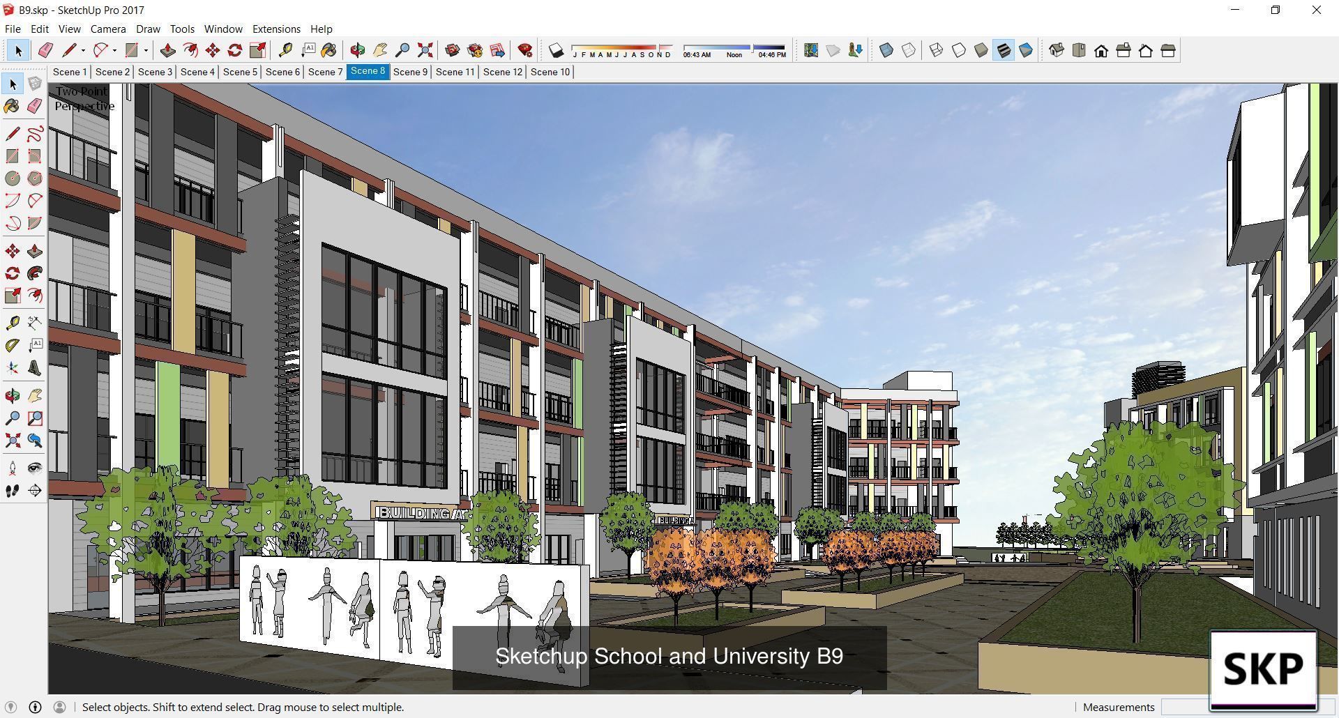 Collection 65 Sketchup School and University models | CGTrader