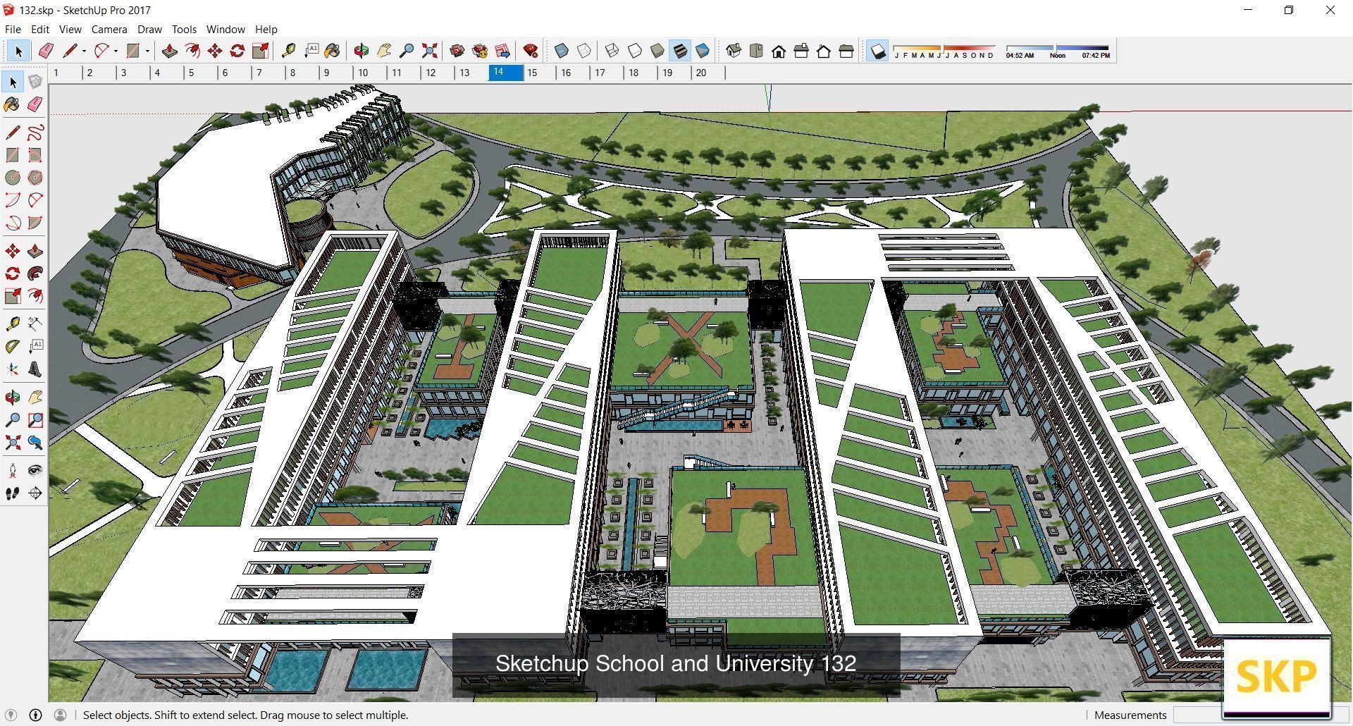 Collection 65 Sketchup School and University models | CGTrader