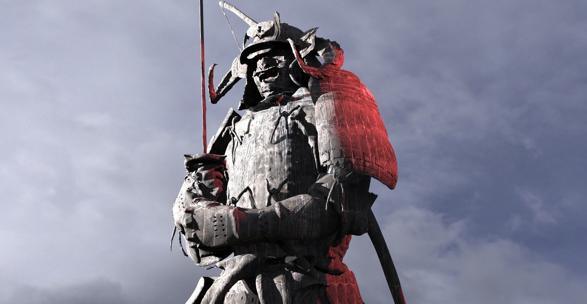 Horned Demon samurai 3D model | CGTrader