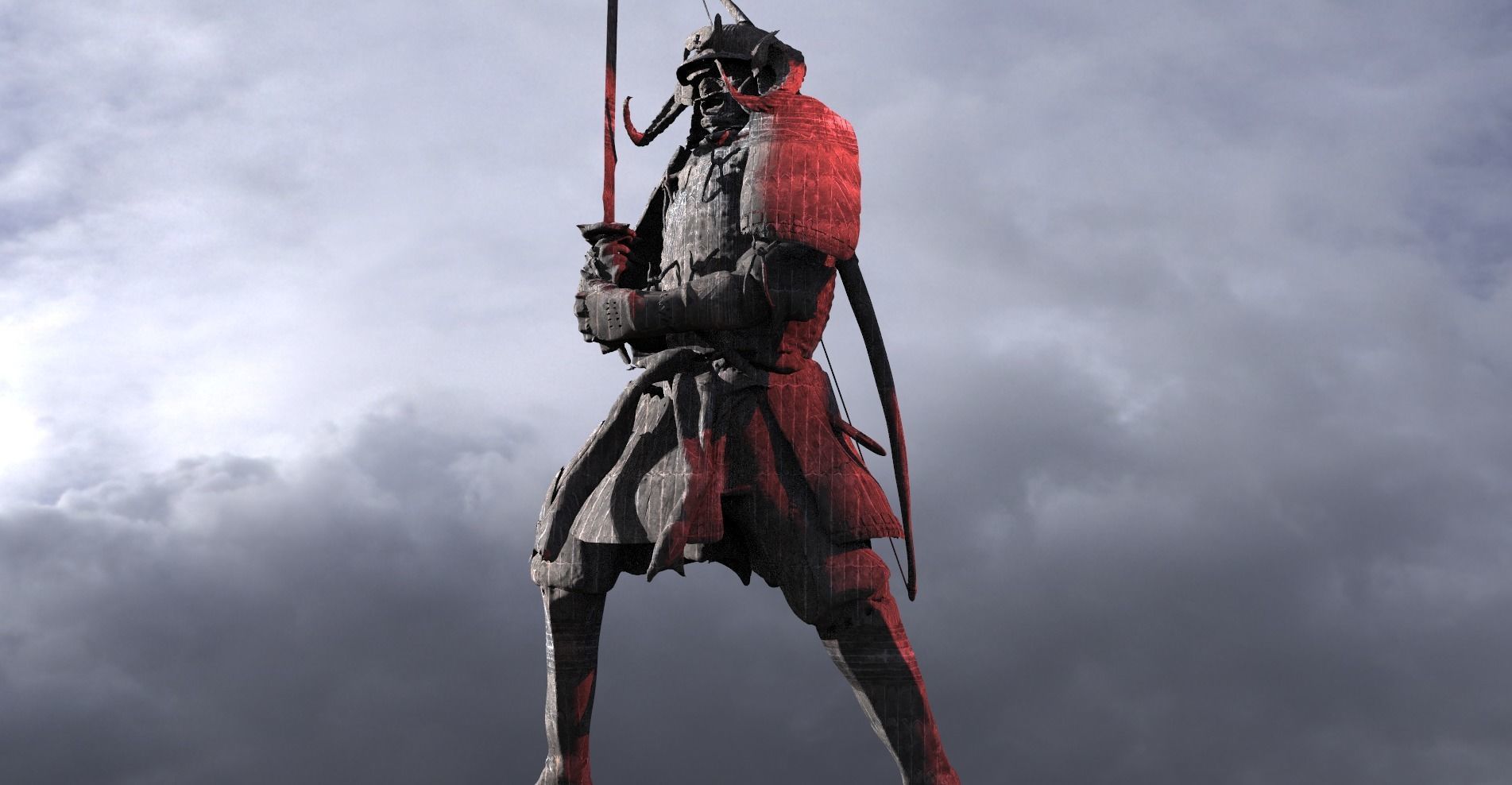 Horned Demon samurai 3D model | CGTrader