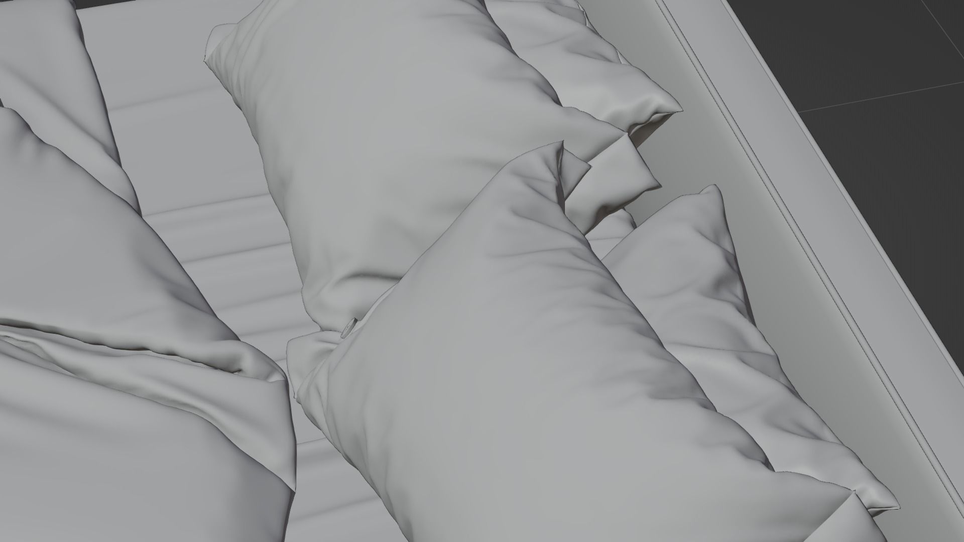 Bed Mark 3D model | CGTrader