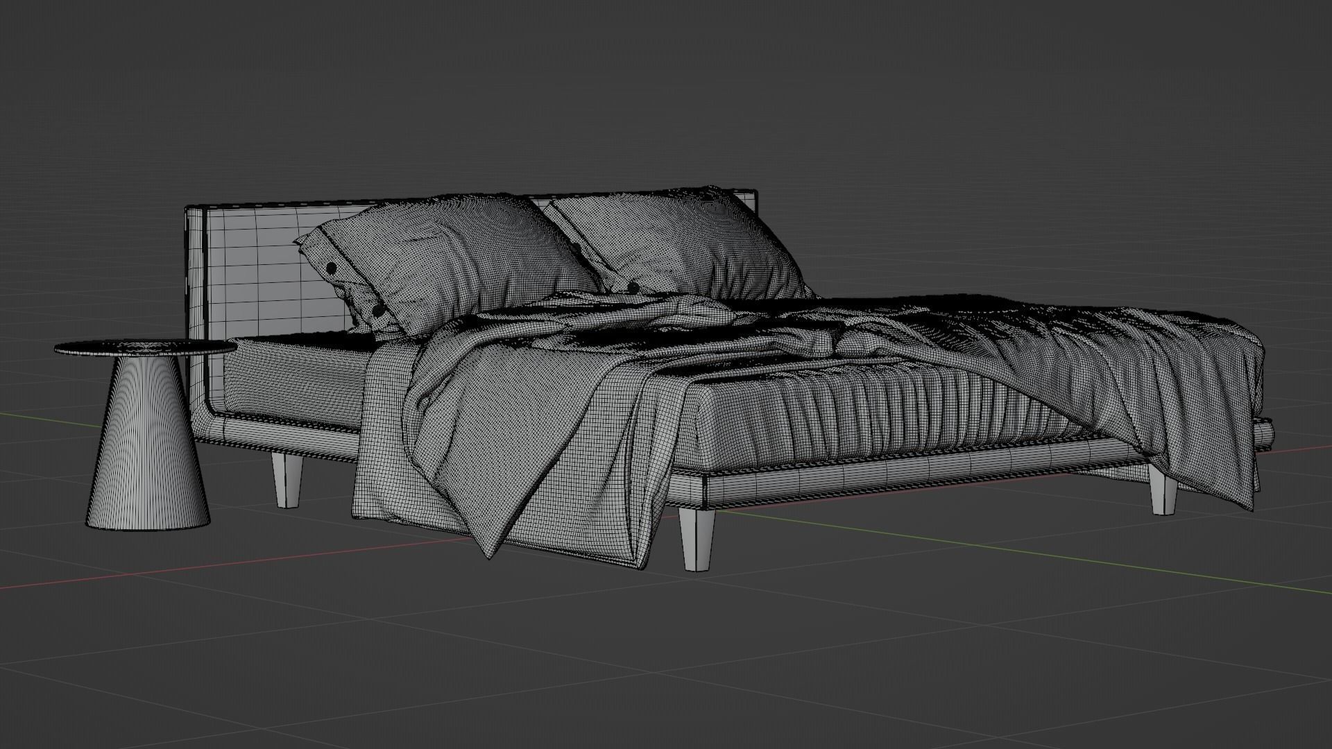 Bed Mark 3D model | CGTrader