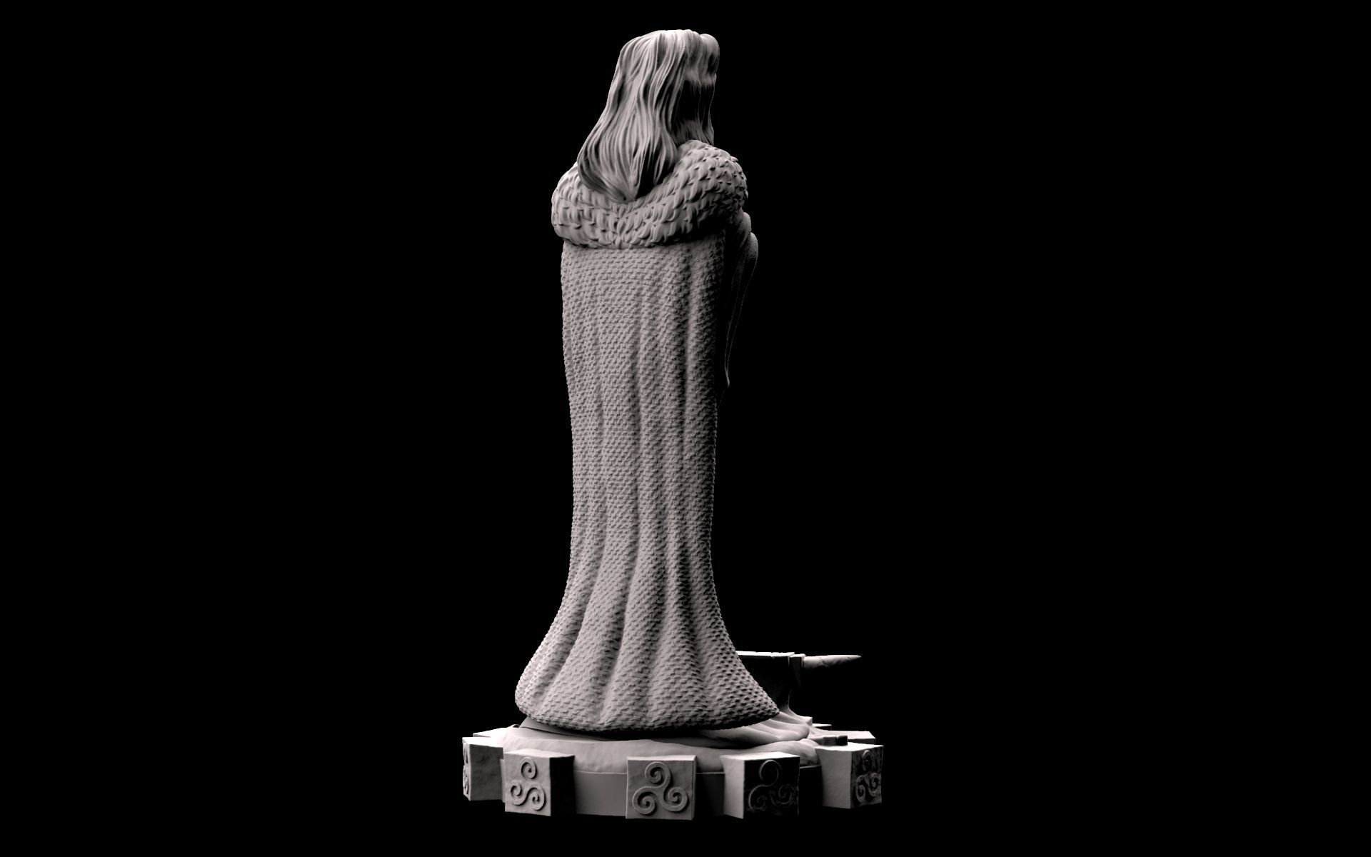 Brigid Goddess 3D model 3D printable | CGTrader