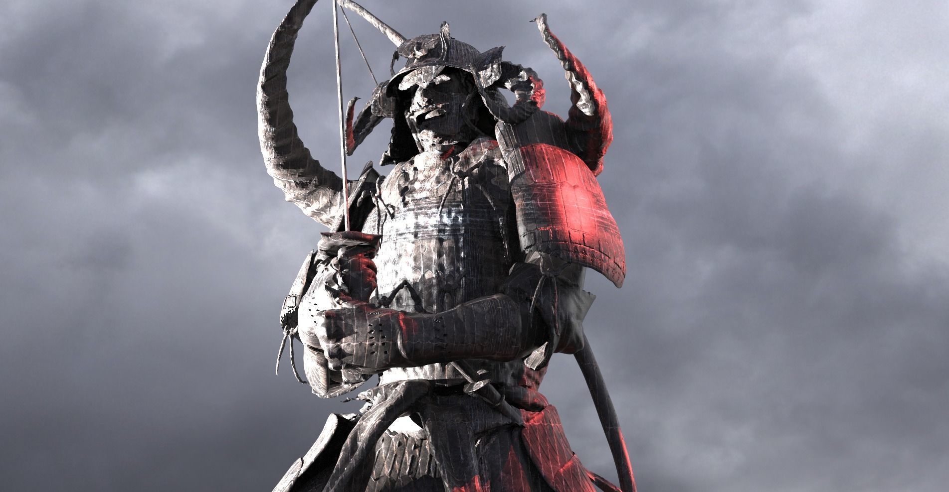 Arch Horned Demon samurai 3 3D model | CGTrader