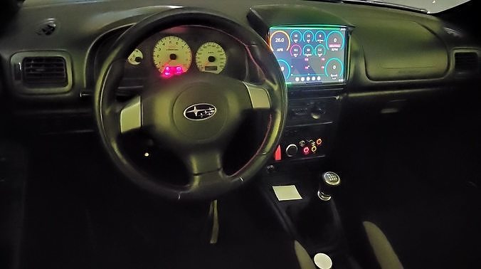 Subaru Impreza center pod housing for LCD screen 3D model 3D printable ...