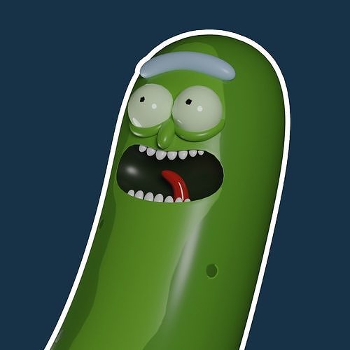 3D model Pickle Rick VR / AR / low-poly | CGTrader