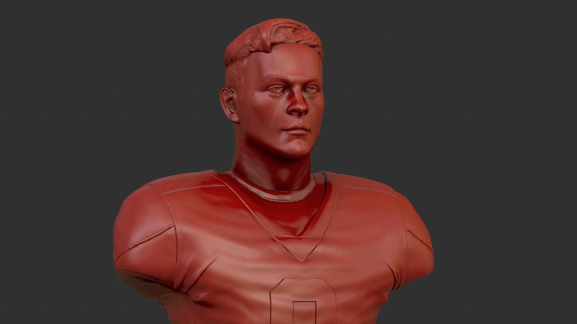 Joe Burrow 3D model 3D printable | CGTrader