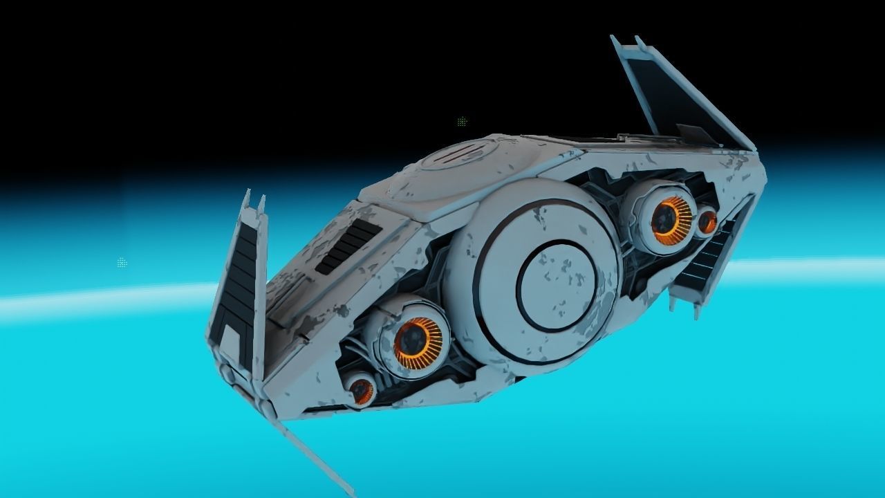 Star Wars interceptor concept 3D model | CGTrader