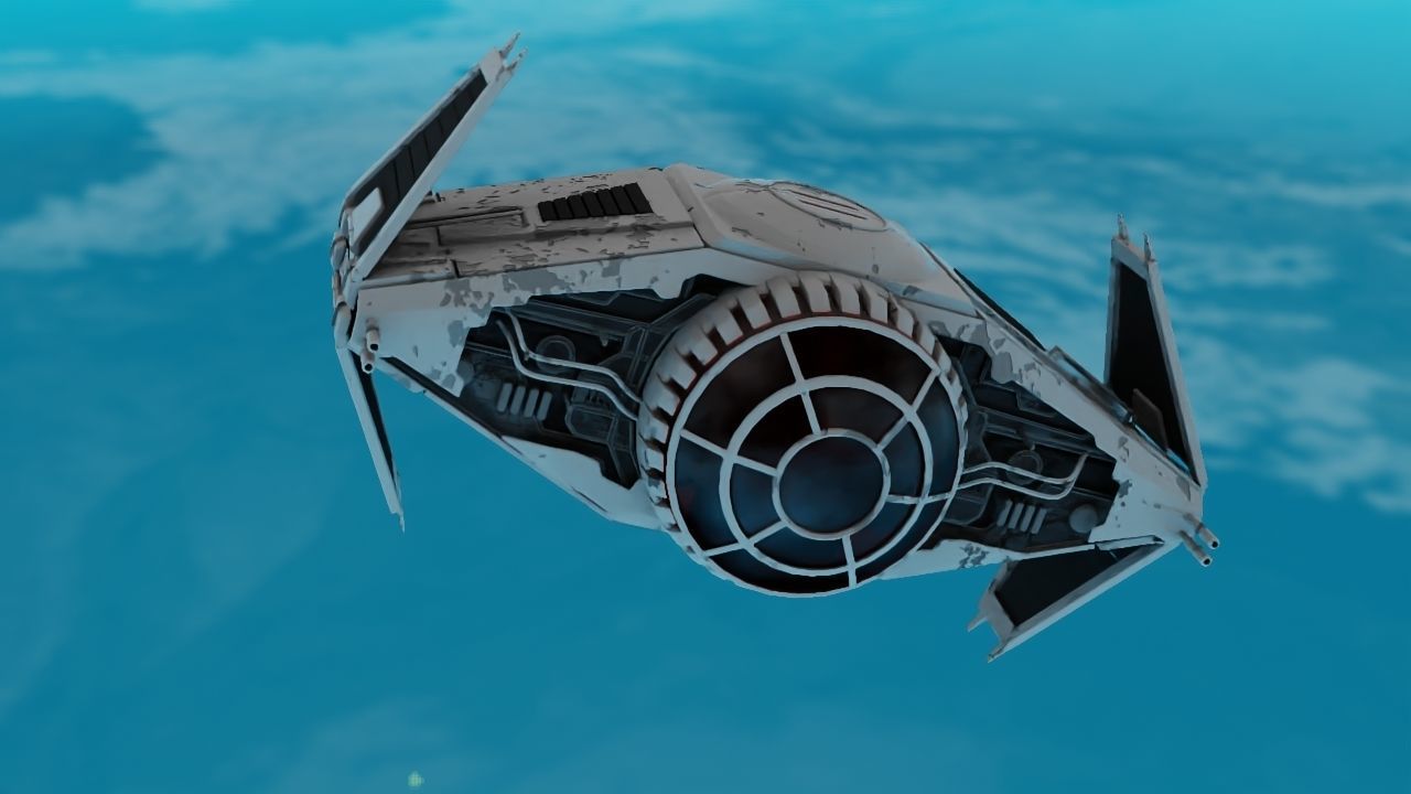 Star Wars interceptor concept 3D model | CGTrader