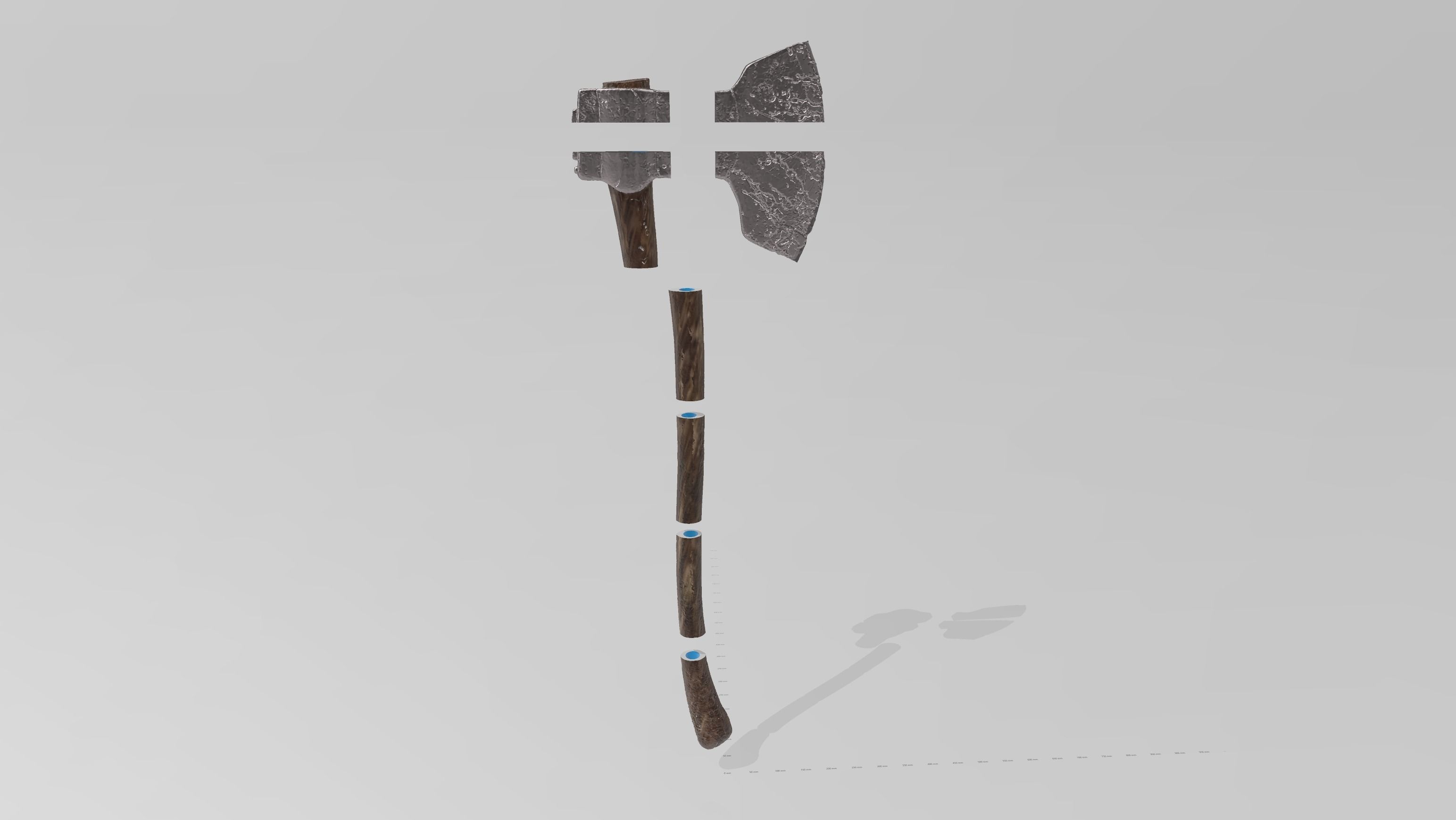 Huntress Broad Axe 3D Model- Dead by Daylight Cosplay 3D model 3D ...