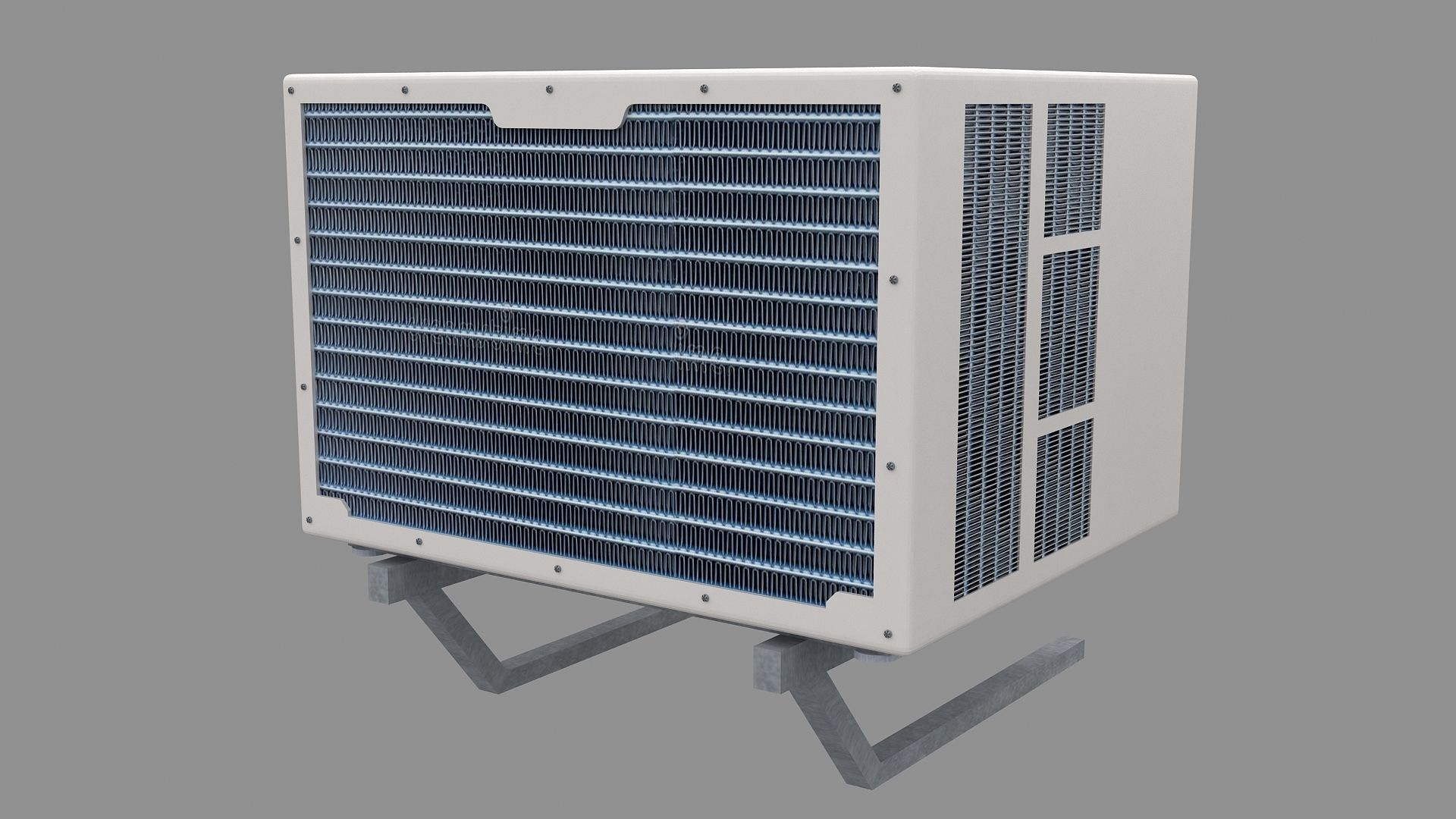 3D model Air Conditioner Window Outdoor VR / AR / low-poly | CGTrader