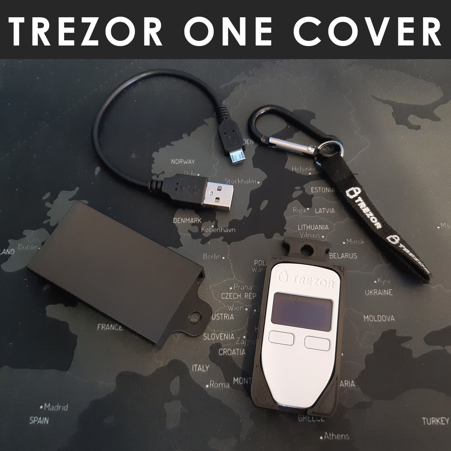 TREZOR ONE COVER 3D model | CGTrader