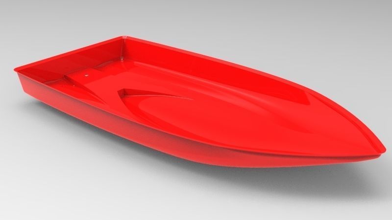 Boat for fishing 3D model 3D printable | CGTrader