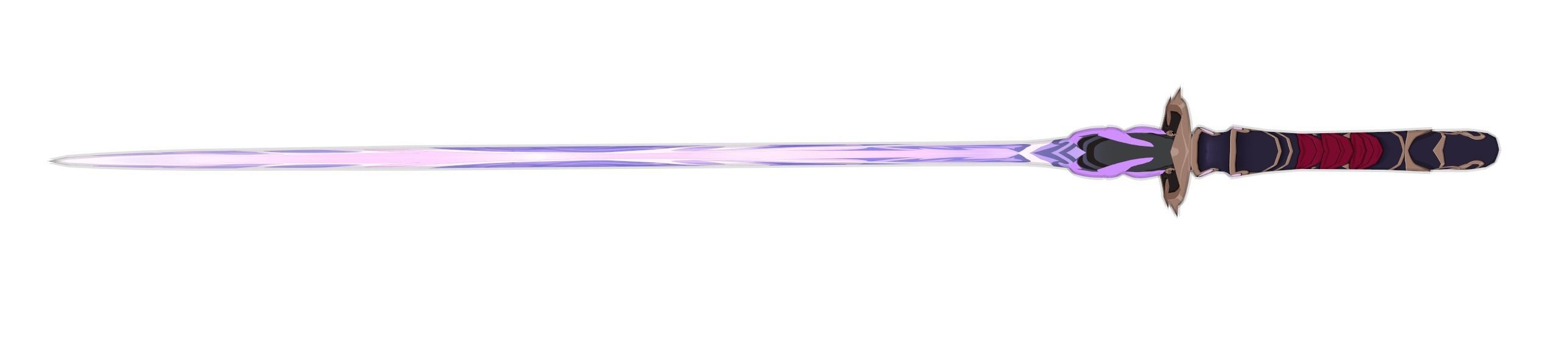 Raiden Shogun Katana 3D Model - Genshin Impact Cosplay 3D model 3D ...