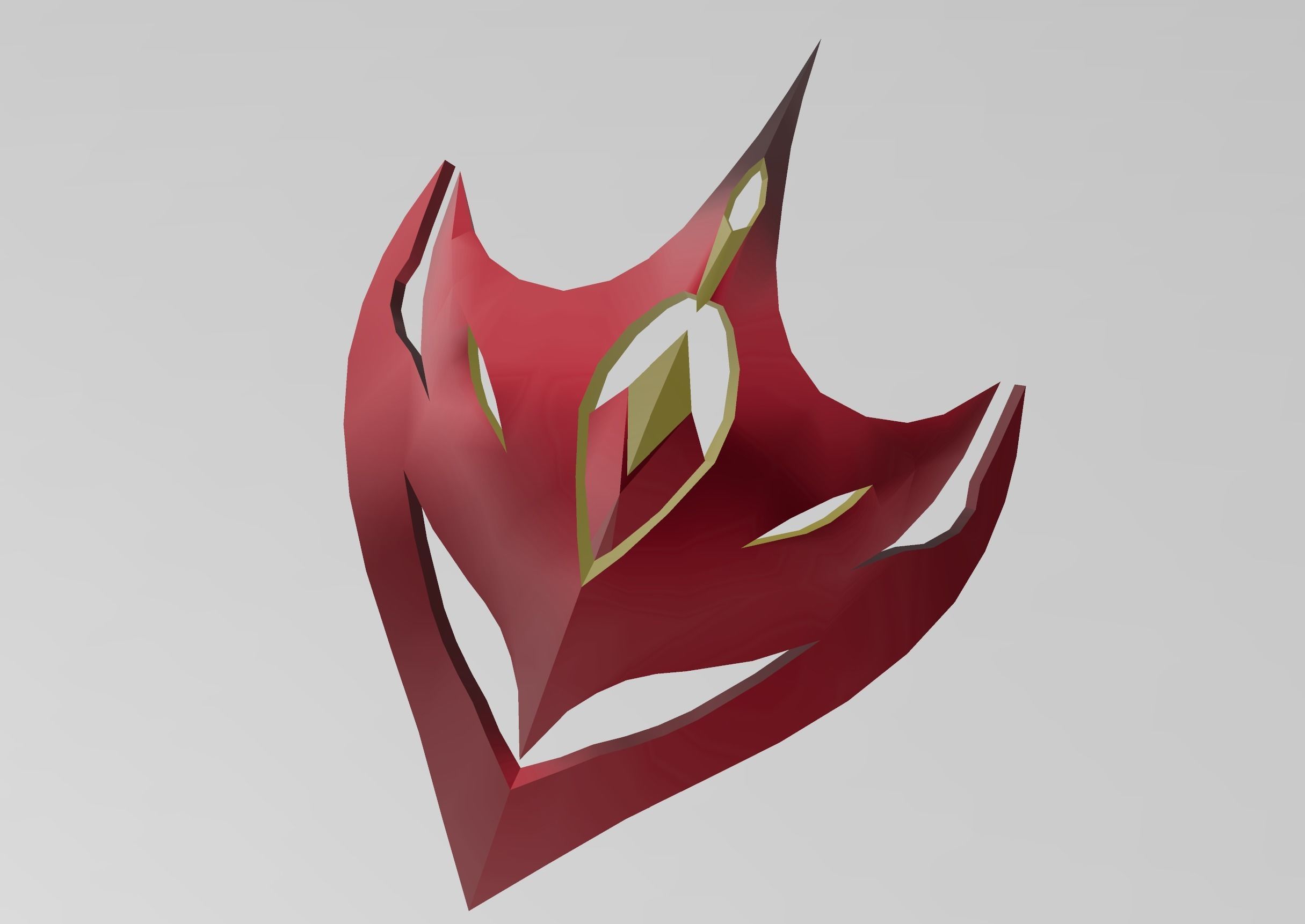 Genshin Impact - Childe Mask 3D Model 3D model 3D printable | CGTrader