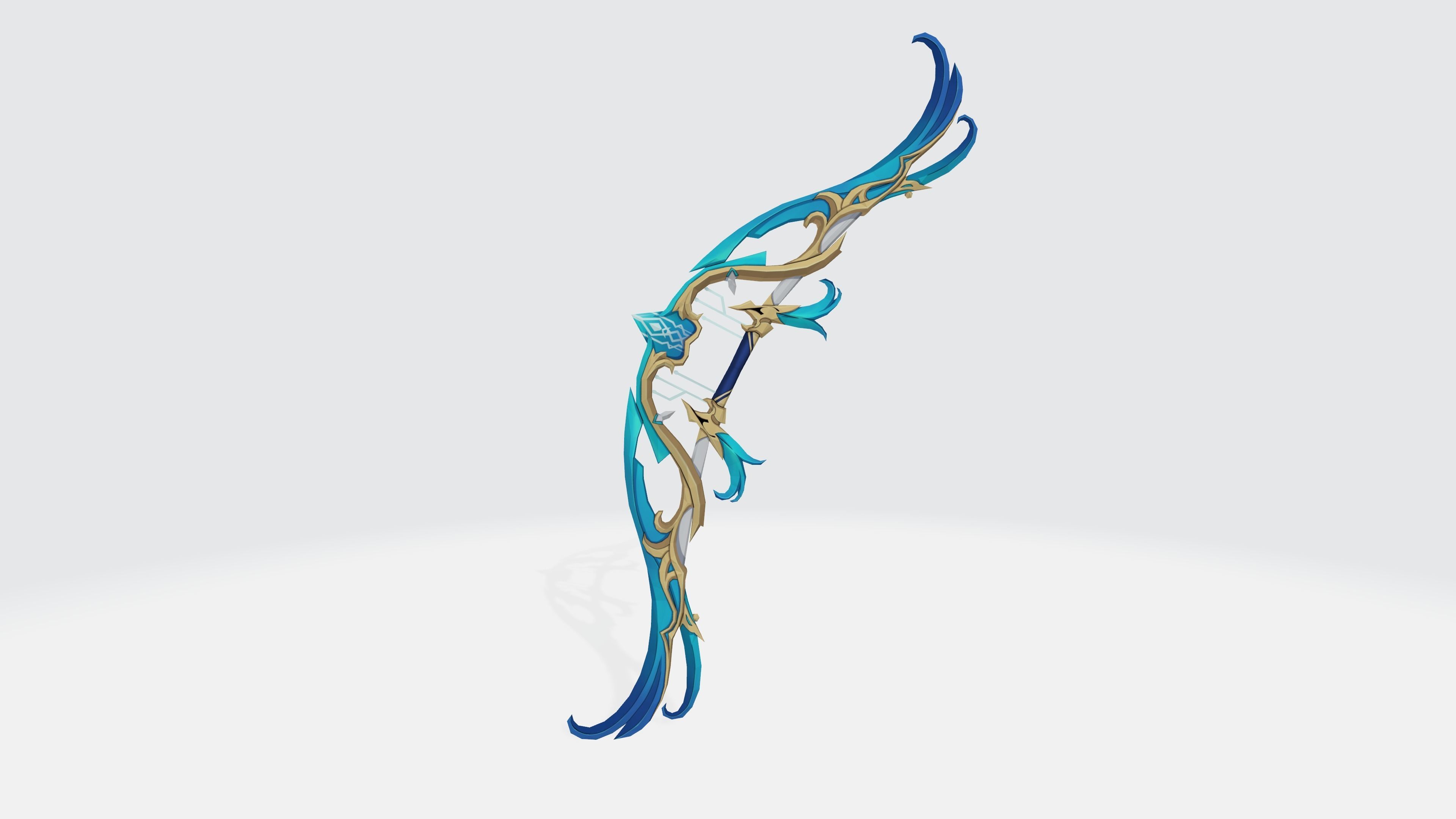 Genshin Impact - Elegy For The End Bow Digital 3D Model 3D model 3D ...