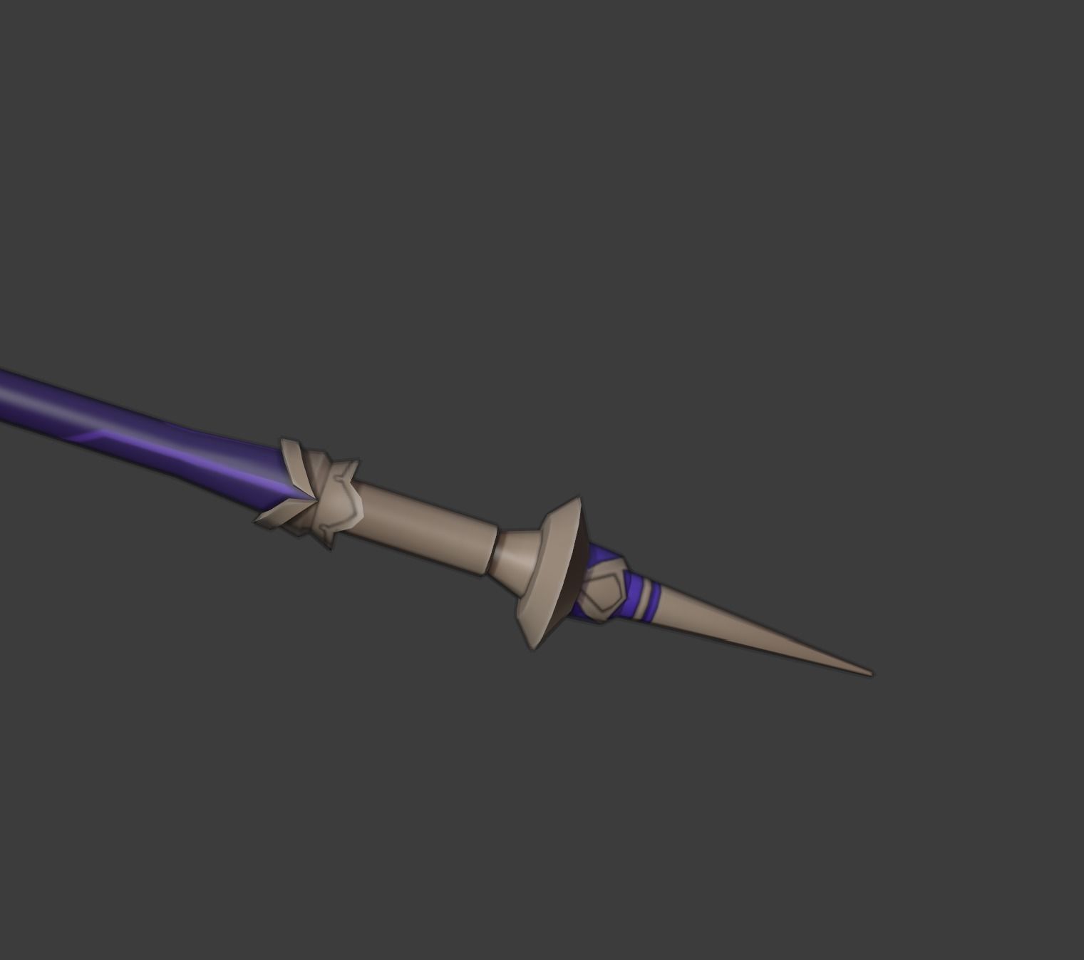 Baals Spear Engulfing Lightning Digital 3D Model 3D model 3D printable ...