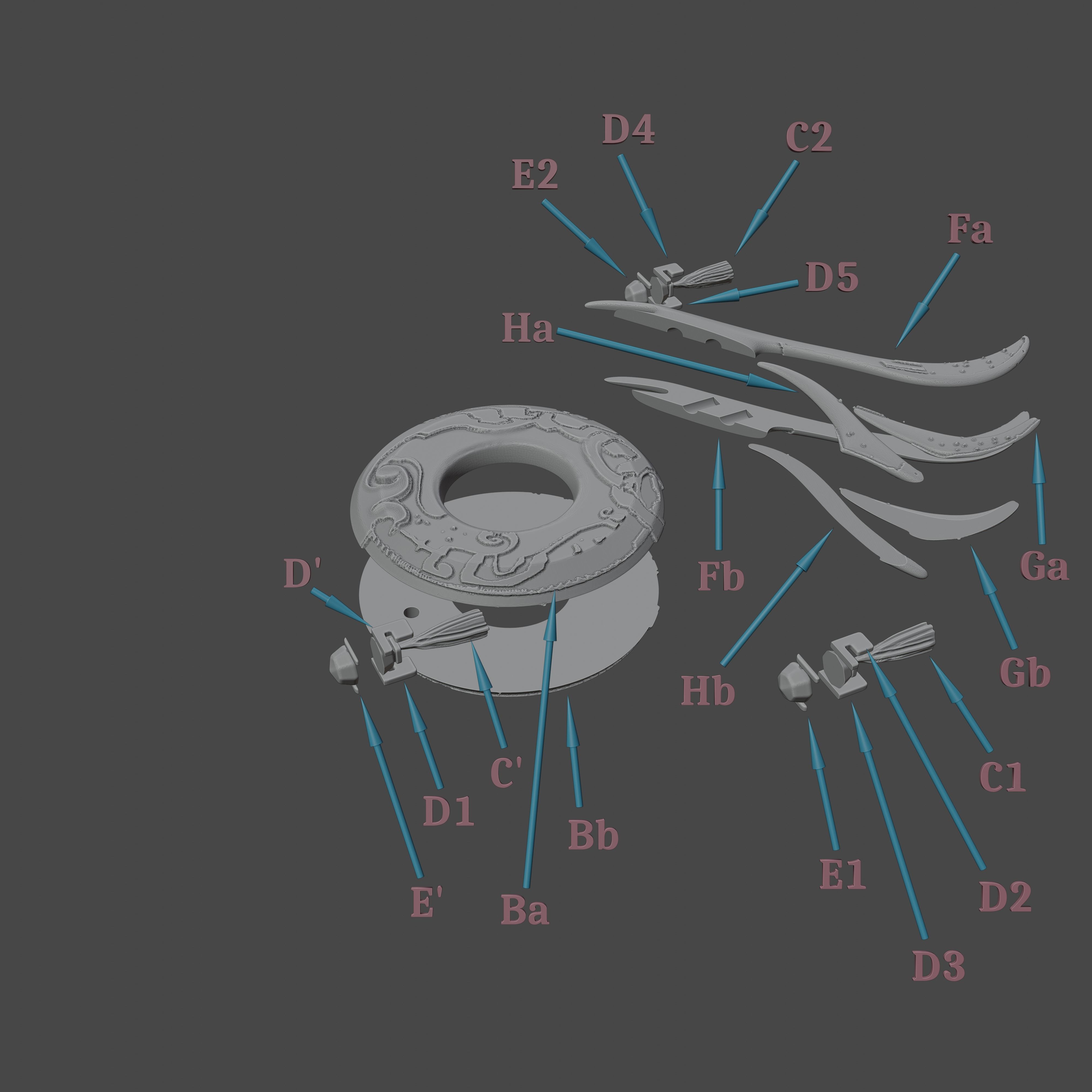 Genshin Impact - Everlasting MoonGlow 3D Model 3D model 3D printable ...
