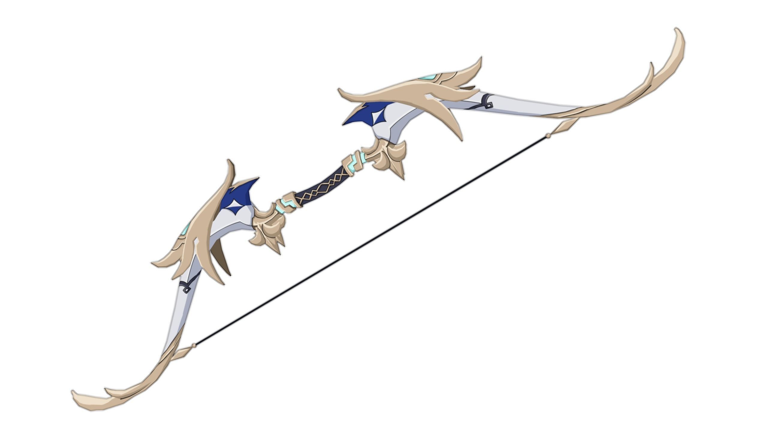 Favonius Warbow 3D Model - Genshin Impact Cosplay 3D model 3D printable ...