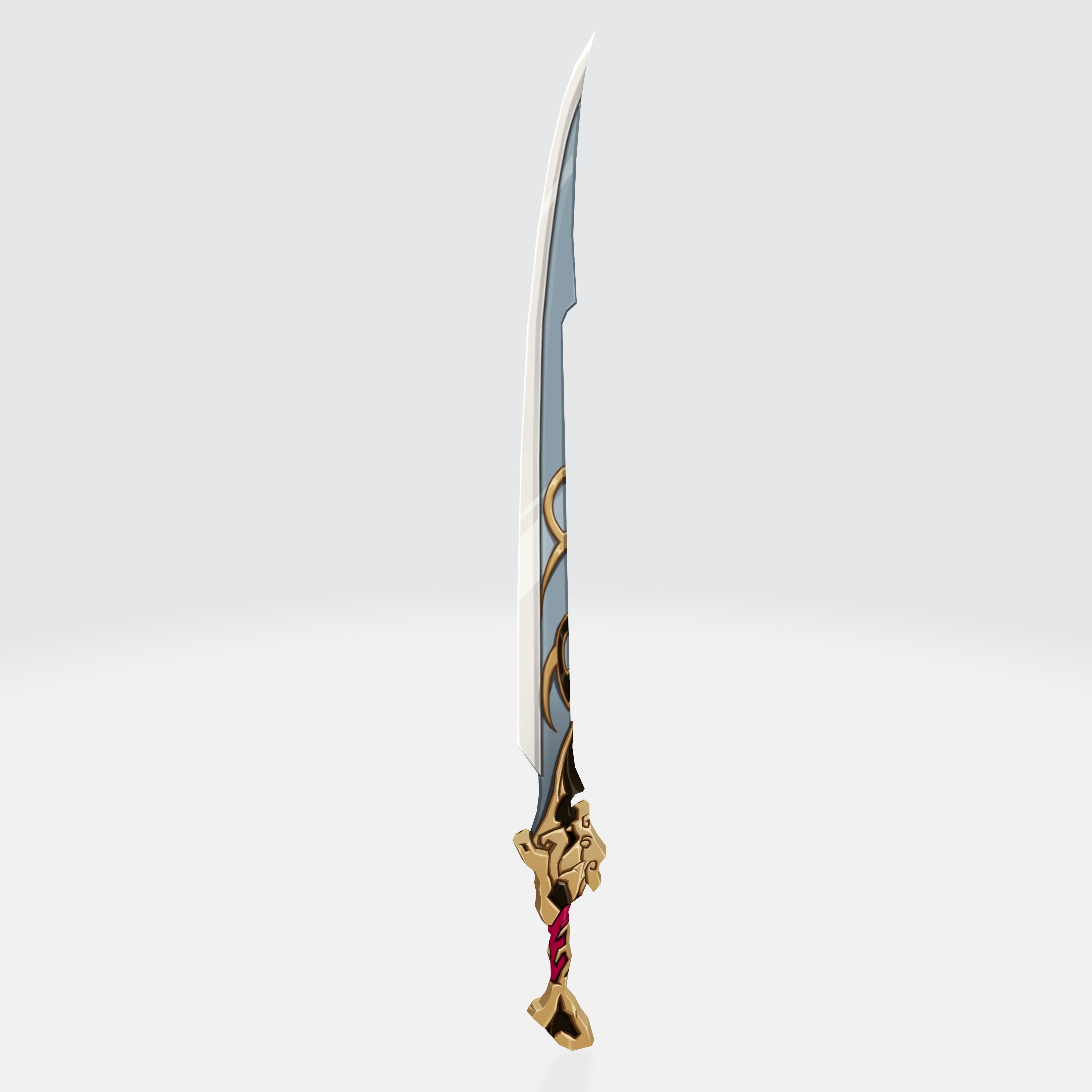 Kazuha Sword Fillet Blade Digital 3D Model - Genshin Impact 3D model 3D printable | CGTrader