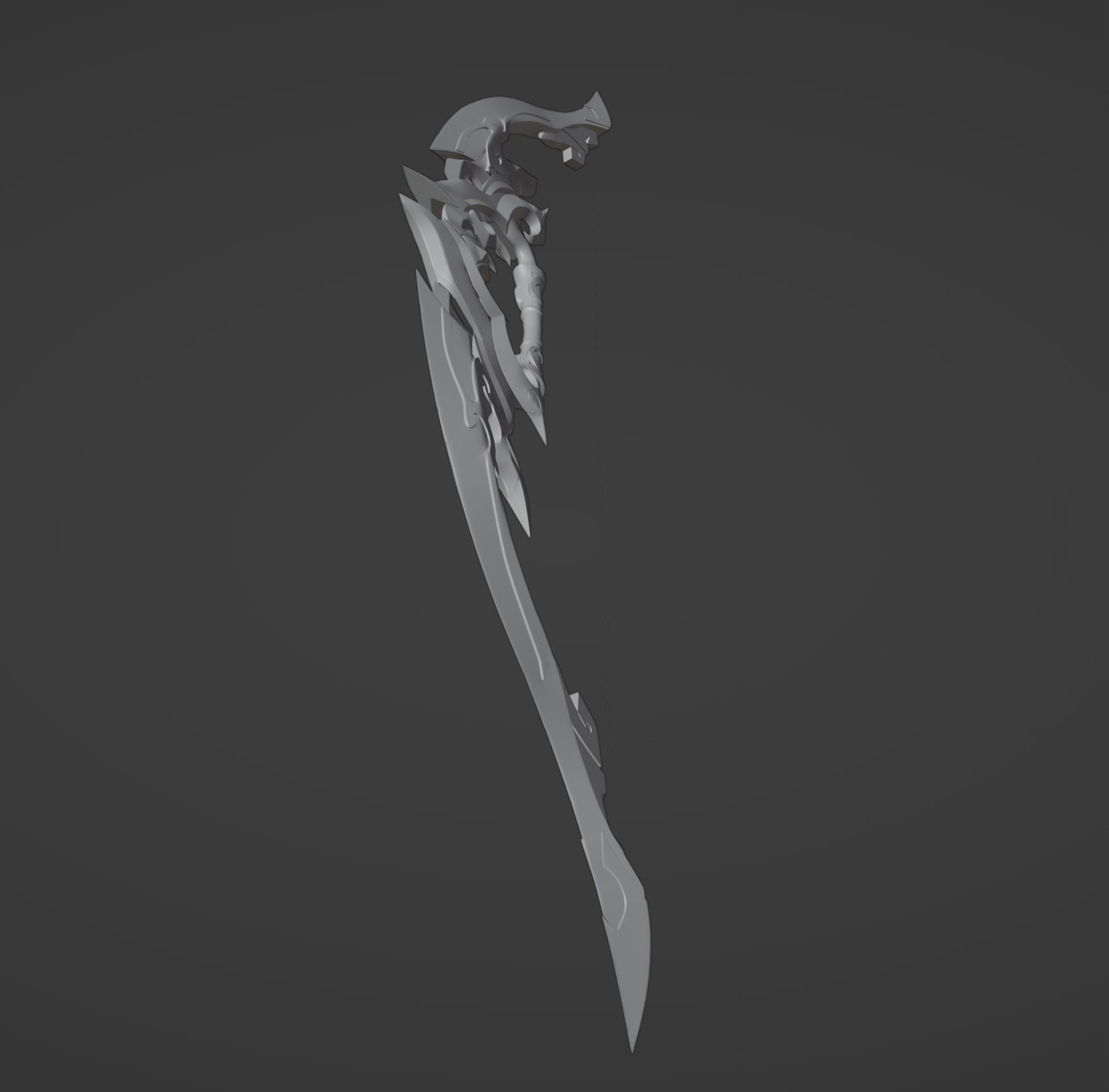 Genshin Impact - Fischl Rust Bow Digital 3D Model 3D model 3D printable ...