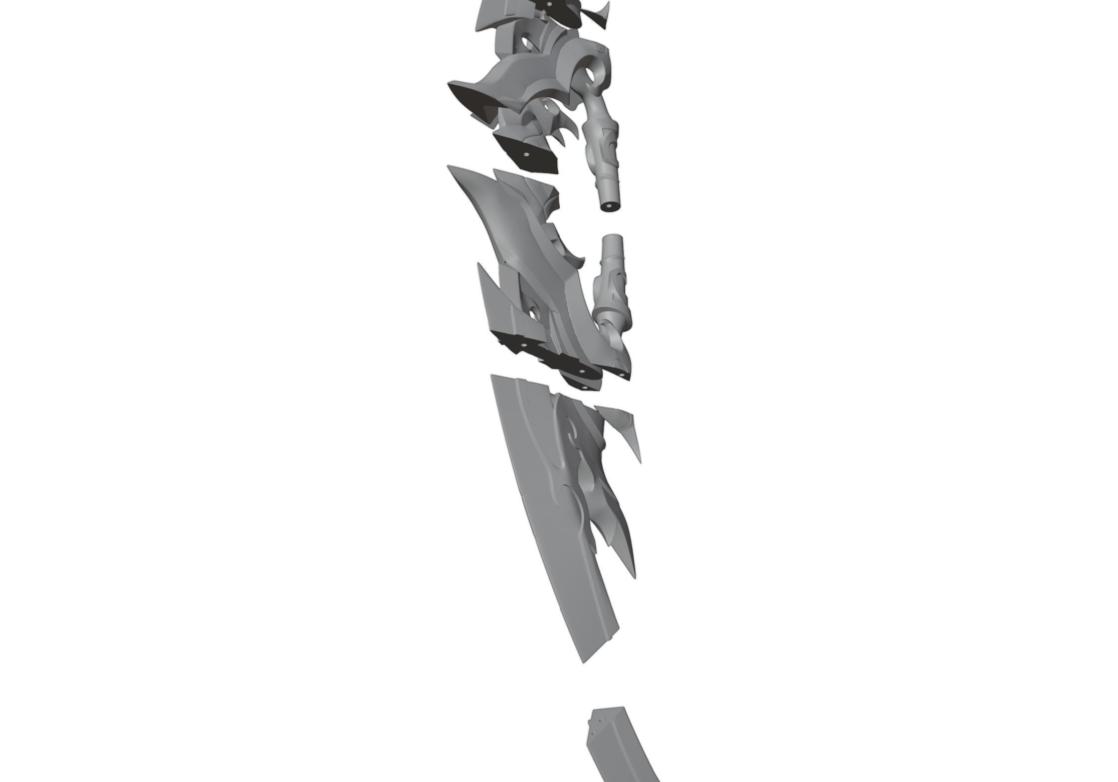 Genshin Impact - Fischl Rust Bow Digital 3D Model 3D model 3D printable ...